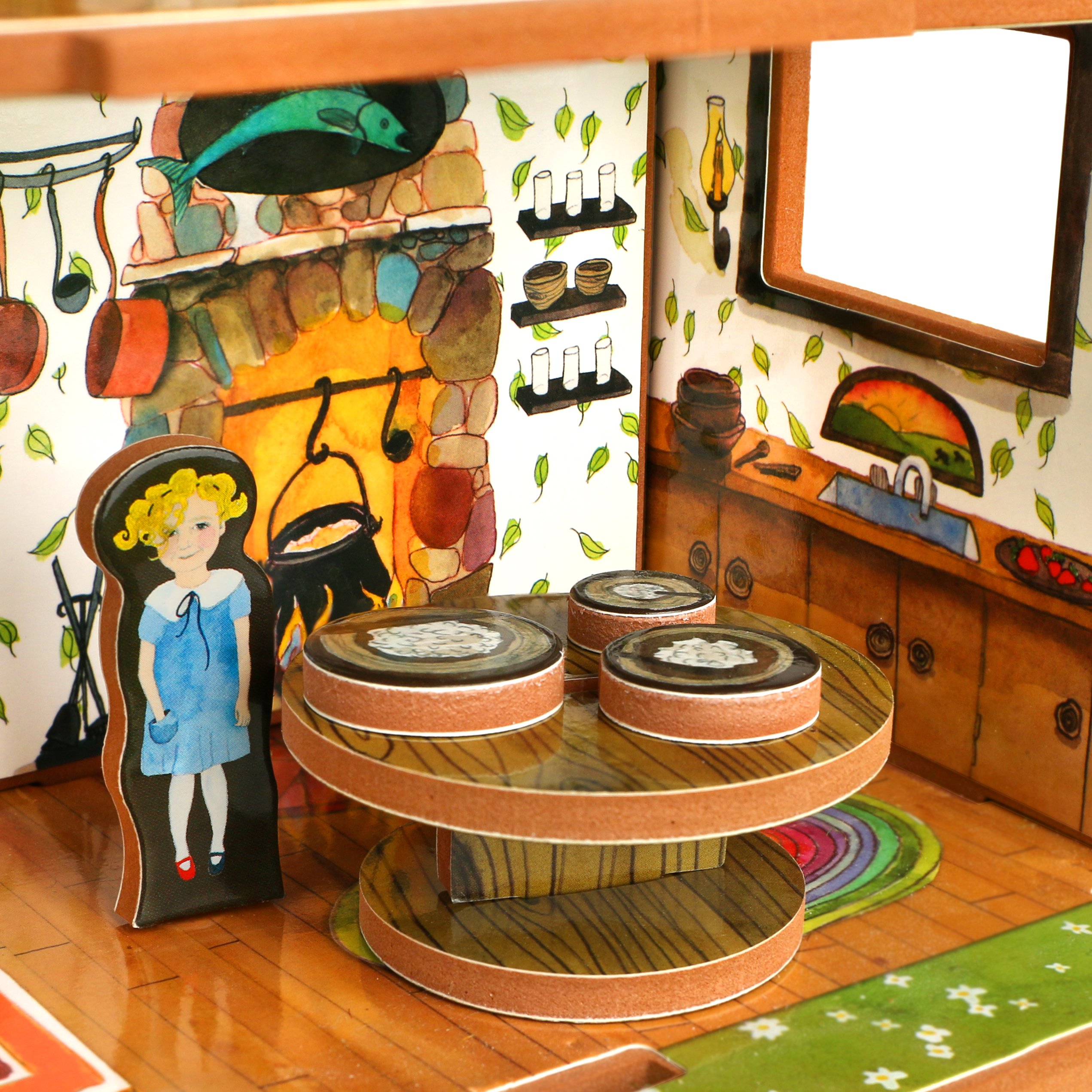 STORYTIME TOYS Goldilocks and The Three Bears 3D Puzzle - Book and Toy Set - 3 in 1 - Book, Build, and Play