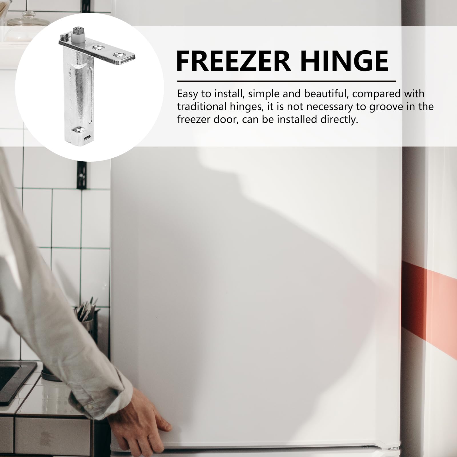 Metal Hinges 1pc Refrigerator Door Hinge Door Pivot Hinges Refrigerator Hinge zinc Alloy Hinges Door Hinges Spring Hinge s Freezer Door Hinge top Door Metal