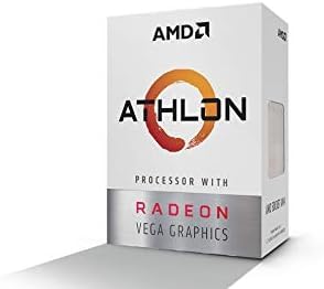 AMD YD200GC6FBBOX Athlon 200GE 2-Core 4-Thread AM4 Socket Desktop Processor with Radeon Vega Graphics