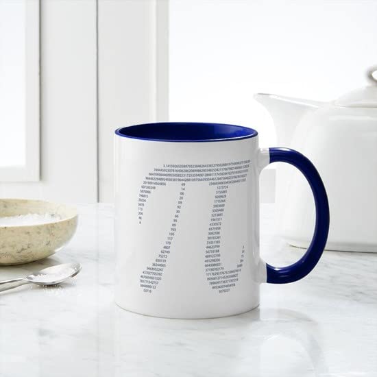 CafePress Pi Symbol W/Numbers Mug Ceramic Coffee Mug, Tea Cup 11 oz