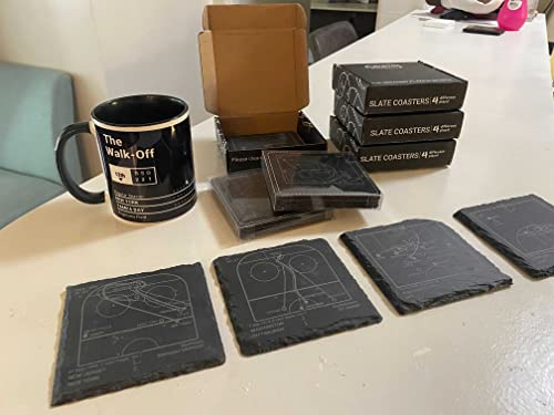 Greatest Bengals Plays: Slate Coasters (Set of 4) | Best Gift Idea for Sports Lovers | Bengals Historic Moments Gifts