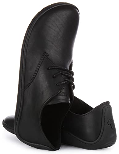Vivobarefoot Addis Oxford Men's Formal-Casual Comfort Outsole Sneakers (Black, Size 10)