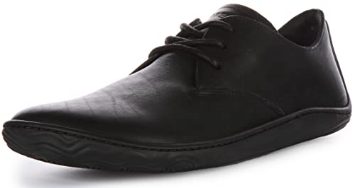 Vivobarefoot Addis Oxford Men's Formal-Casual Comfort Outsole Sneakers (Black, Size 10)