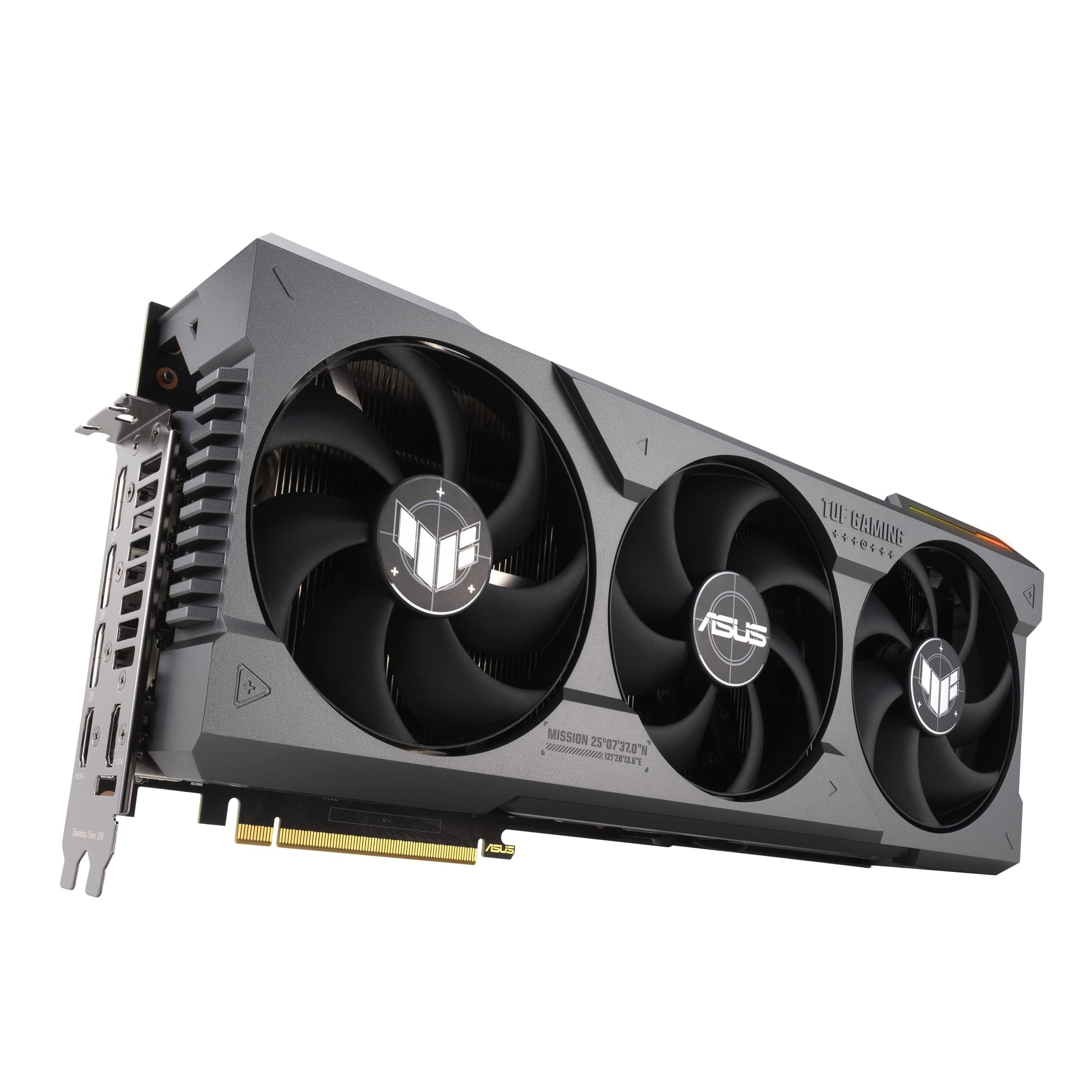 Asus ASUS TUF GeForce RTX 4090 OC Edition Gaming Graphics Card (PCIe 4.0, 24GB GDDR6X, HDMI 2.1a, DisplayPort 1.4a) TUF-RTX4090-O24G-GAMING (Renewed) Black