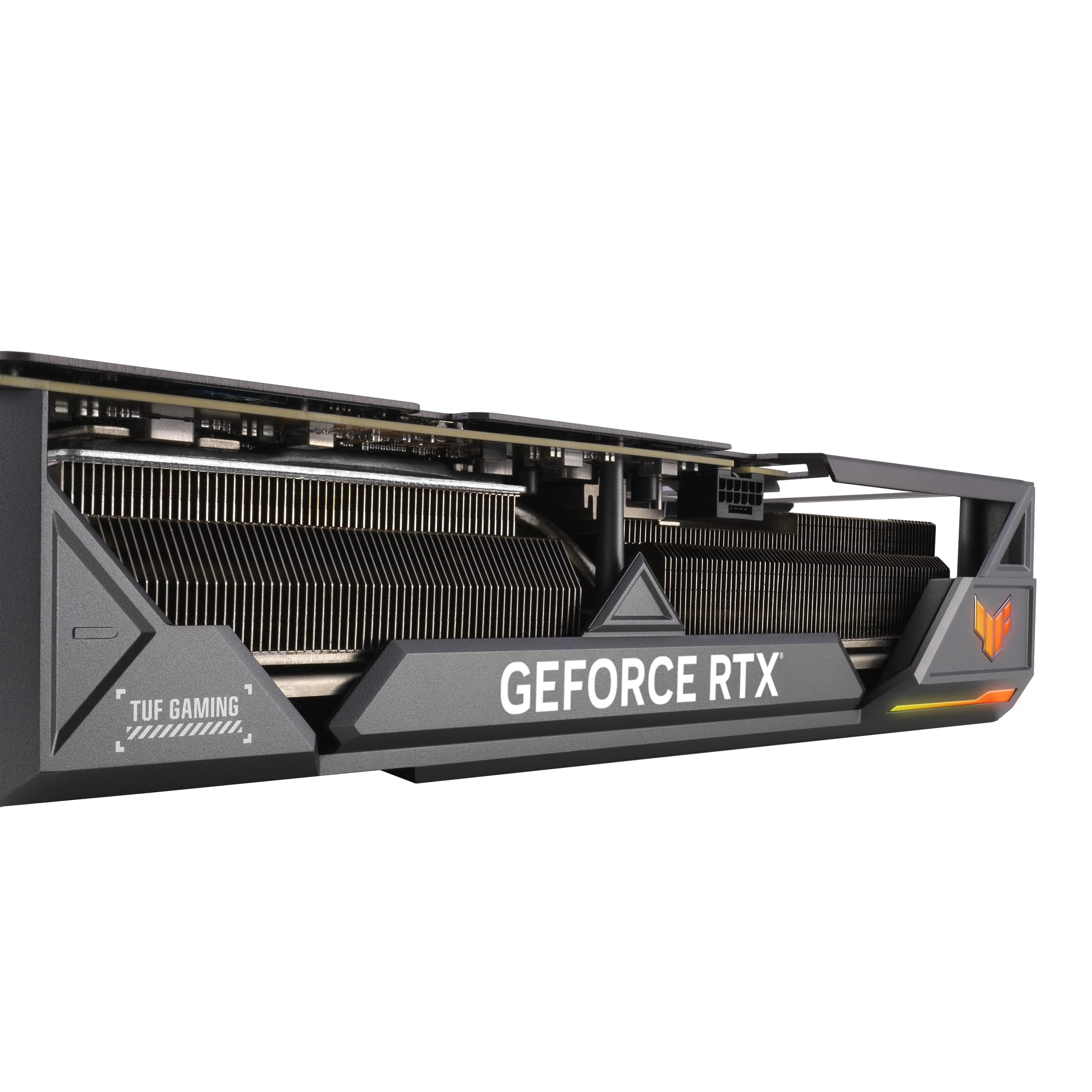 Asus ASUS TUF GeForce RTX 4090 OC Edition Gaming Graphics Card (PCIe 4.0, 24GB GDDR6X, HDMI 2.1a, DisplayPort 1.4a) TUF-RTX4090-O24G-GAMING (Renewed) Black