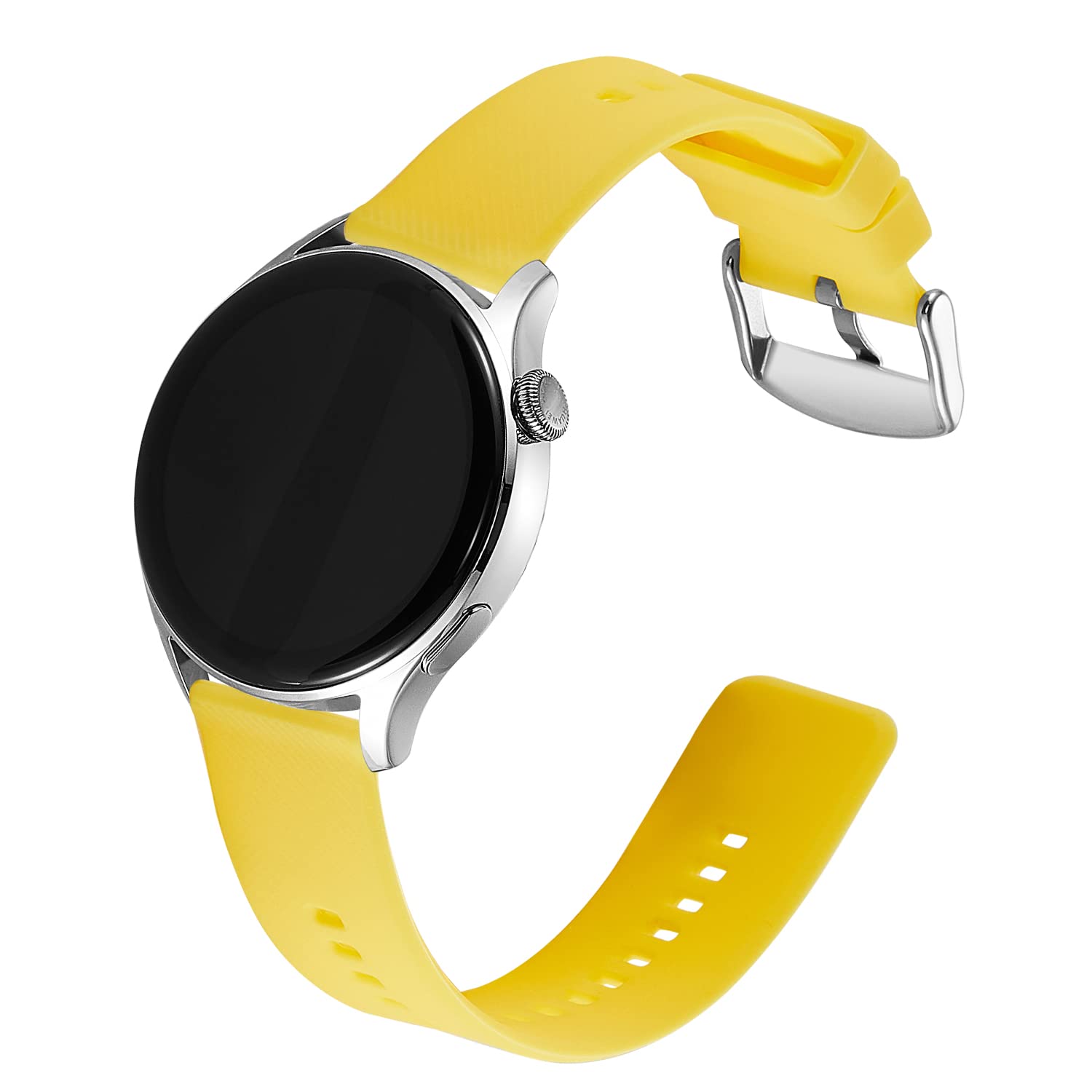 Avohome Silicone Rubber Watch Bands, Stainless Steel Buckle, Quick Release, 6 Colors to Choose, 18mm 20mm 22mm