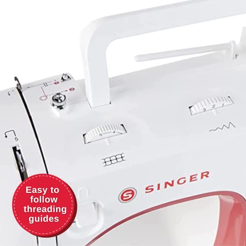 SINGER | MX231 Sewing Machine With Accessory Kit & Foot Pedal - 97 Stitch Applications - Simple & Great for Beginners