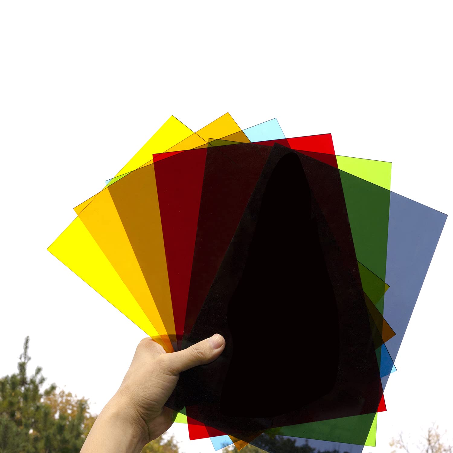 6 Pack 8 x 12 Colored Cast Acrylic Sheet,1/8" Translucent Plexiglass Sheet,Colored Plastic Sheet…