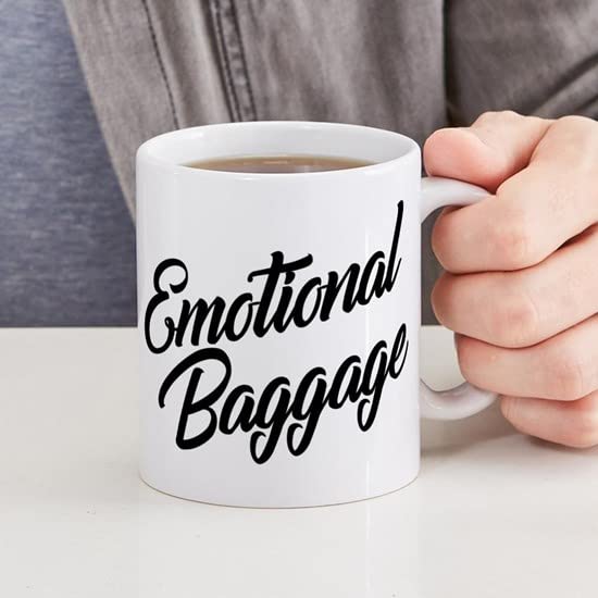 CafePress Emotional Baggage Mugs Ceramic Coffee Mug, Tea Cup 11 oz