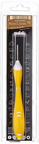 Gründl AD1407016-2.50 Crochet Hooks Swing, 16cm 2.50mm, Yellow