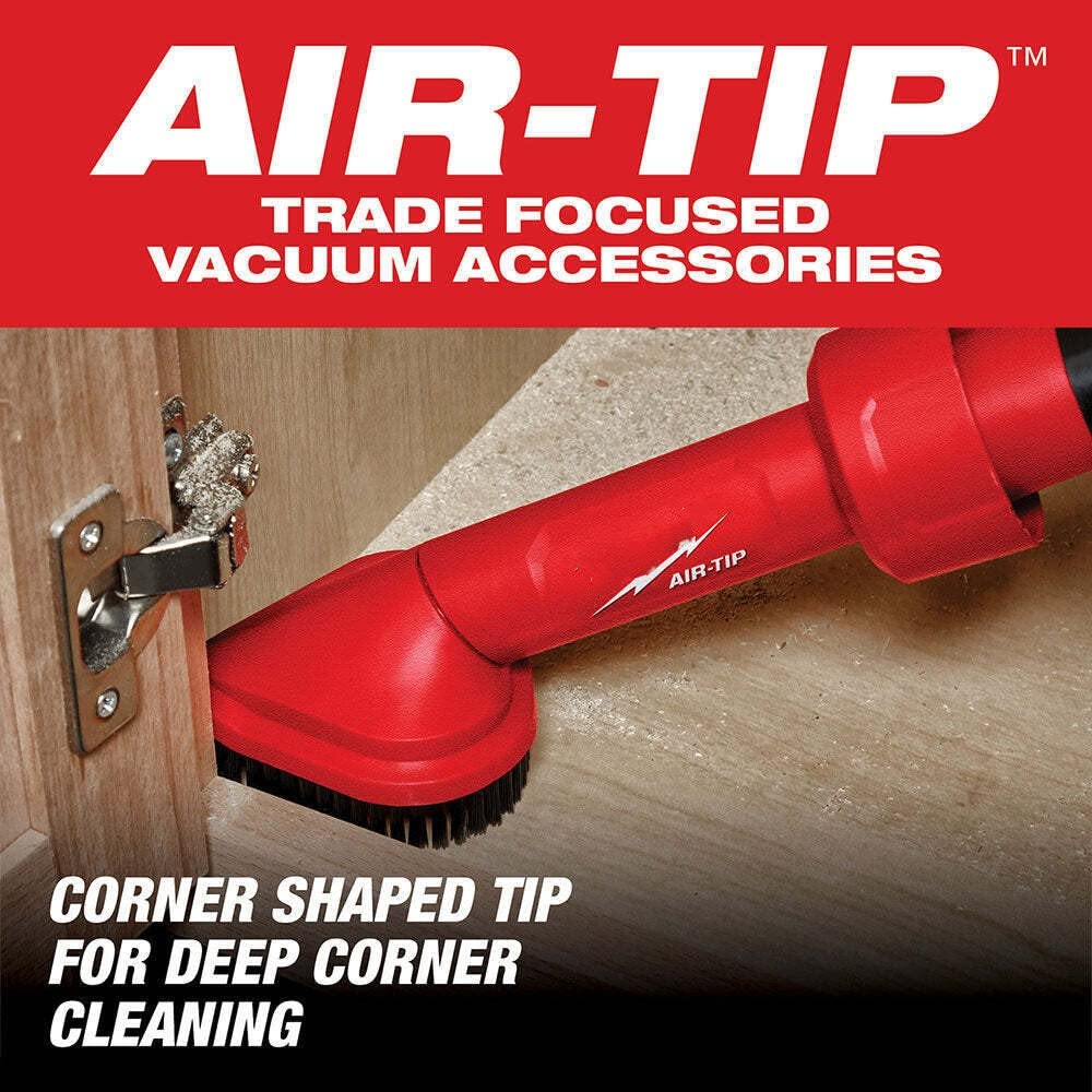 SHISHUVIN Milwaukee 49-90-KIT1 AIR-TIP Nozzle/Rotating Brush/Pivoting Brush Attachment Kit - Vacuum Cleaner Accessories - Resin Material