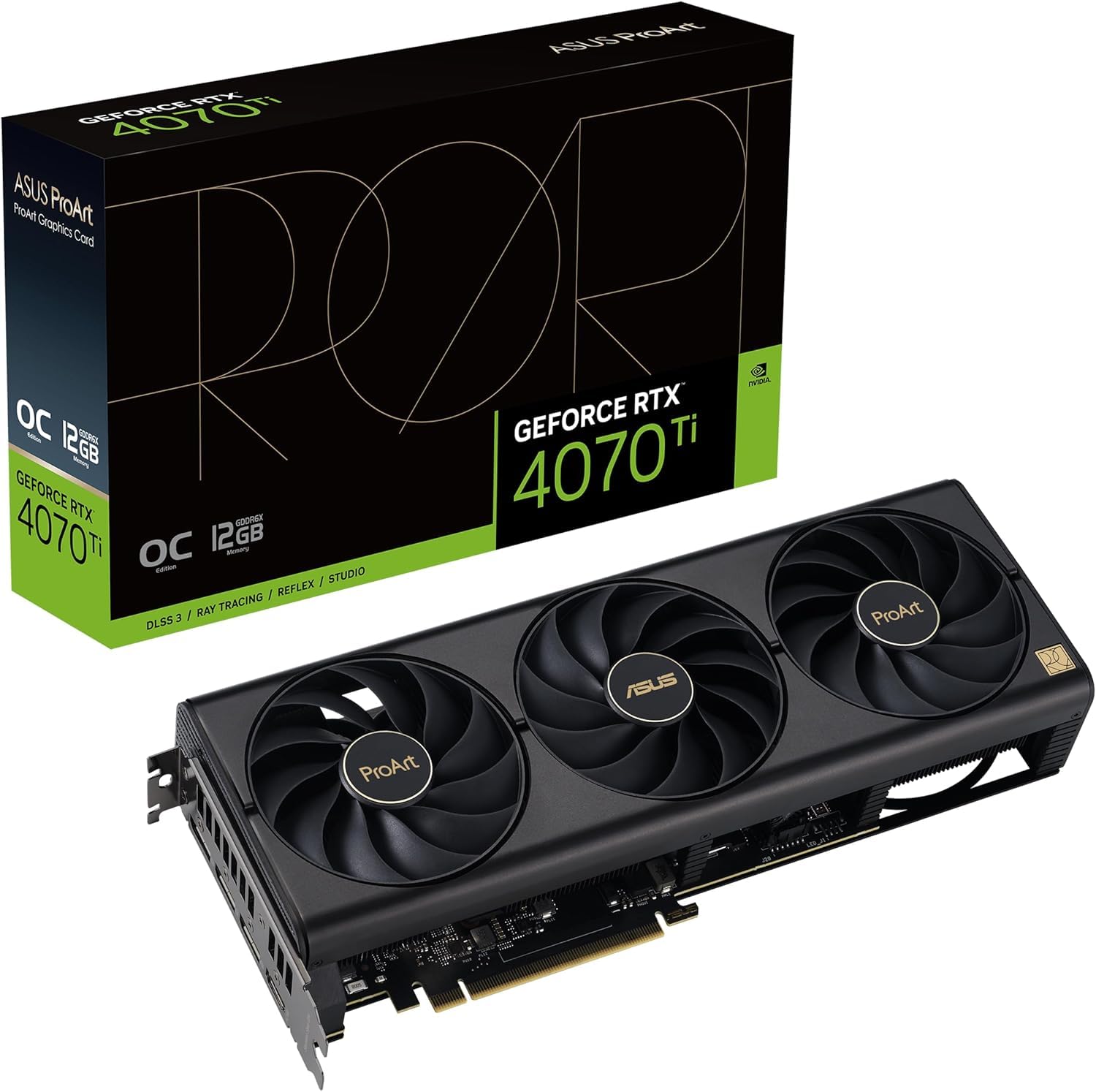 ASUS PROART-RTX4070TI-O12G NVIDIA GeForce RTX 4070 Ti 12 GB GDDR6X
