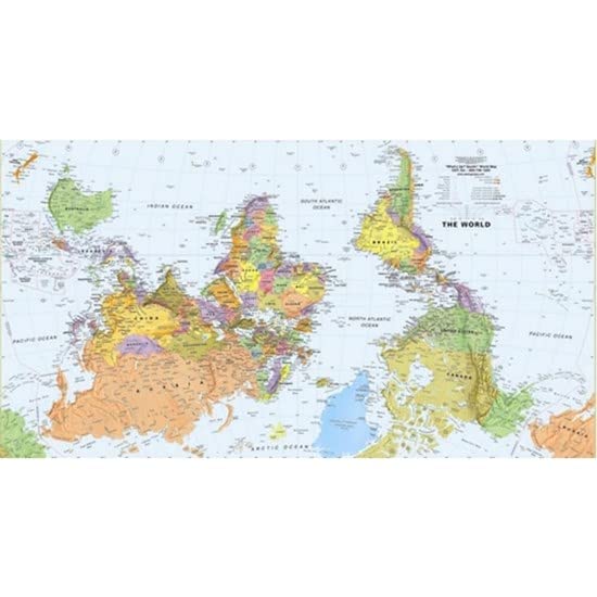 CafePress Map A World Turner Upsidedown Mugs Ceramic Coffee Mug, Tea Cup 11 oz
