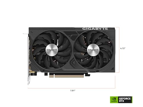 GIGABYTE GeForce RTX 4060 Ti WINDFORCE OC 16G Graphics Card, 2X WINDFORCE Fans, 16GB 128-bit GDDR6, GV-N406TWF2OC-16GD Video Card