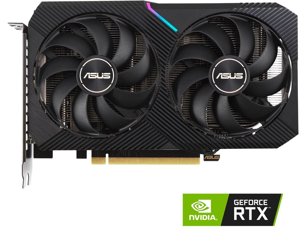 ASUS Dual GeForce RTX 3060 Ti 8GB GDDR6 PCI Express 4.0 Video Card DUAL-RTX3060TI-O8G-MINI-V2