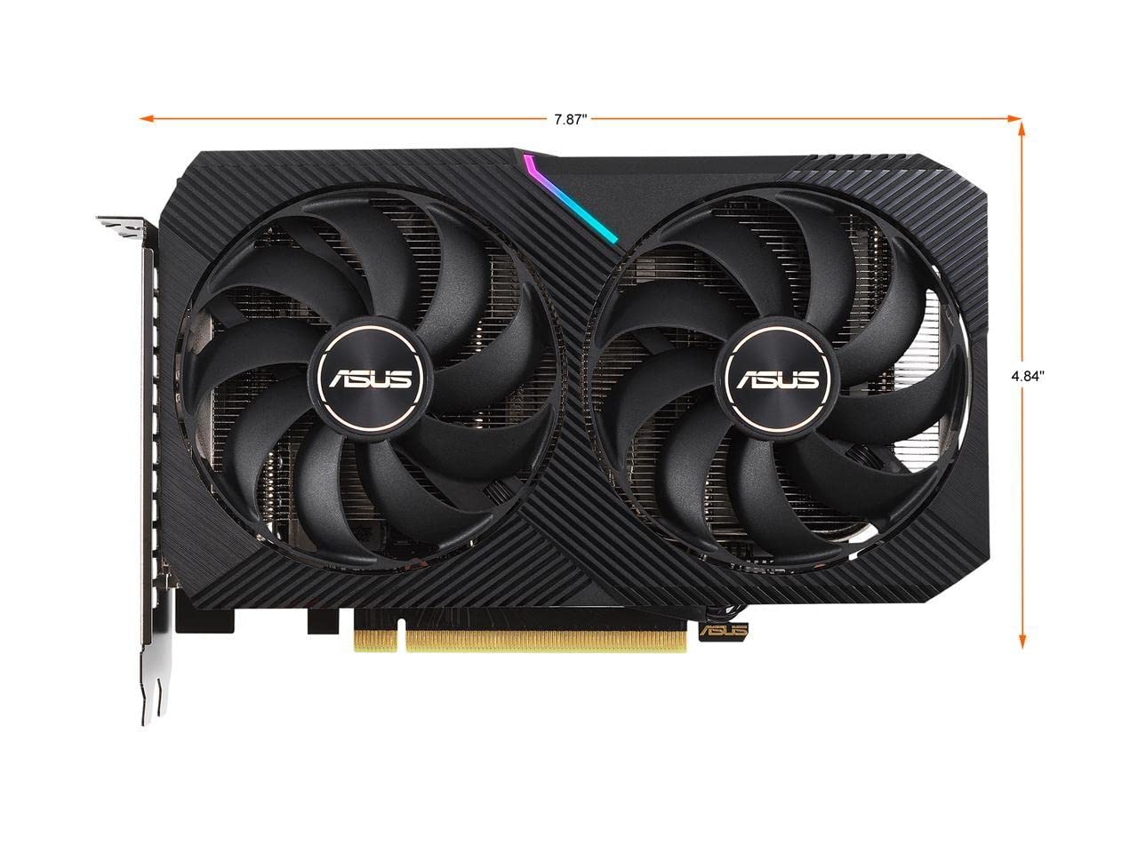 ASUS Dual GeForce RTX 3060 Ti 8GB GDDR6 PCI Express 4.0 Video Card DUAL-RTX3060TI-O8G-MINI-V2