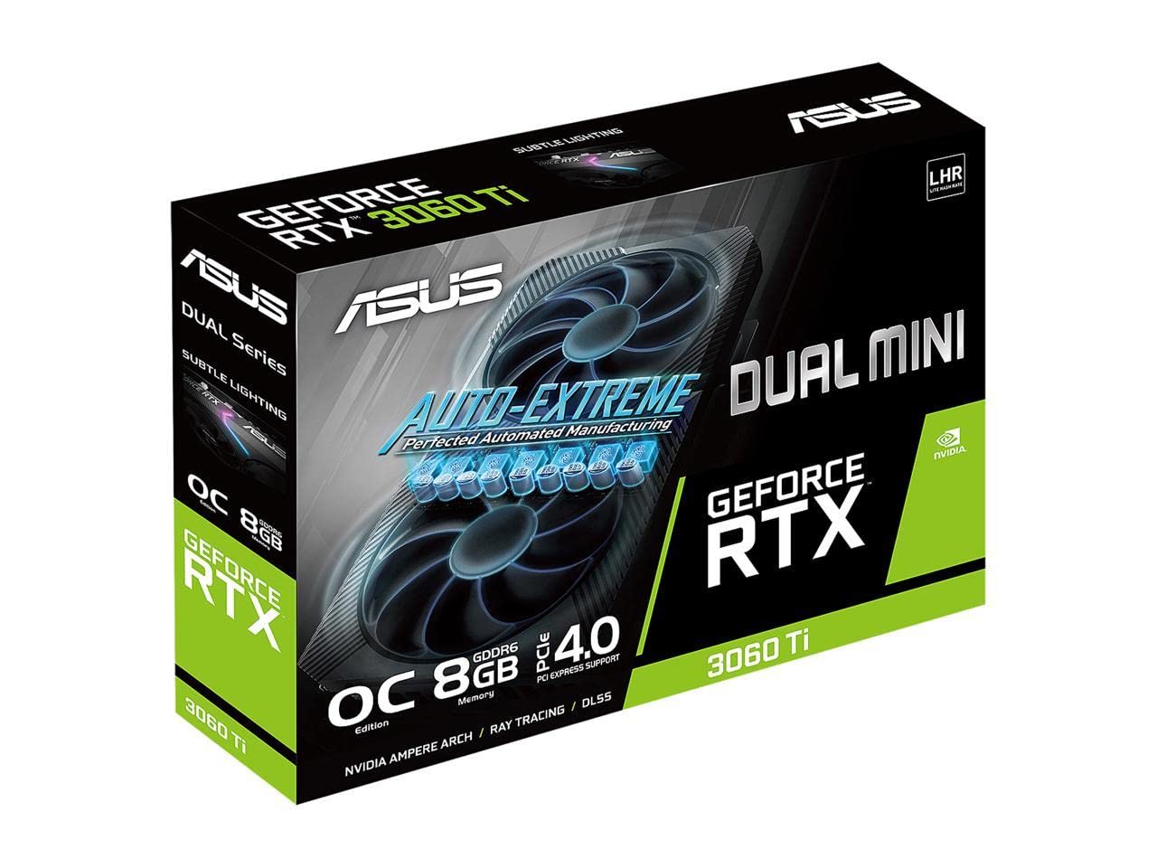 ASUS Dual GeForce RTX 3060 Ti 8GB GDDR6 PCI Express 4.0 Video Card DUAL-RTX3060TI-O8G-MINI-V2