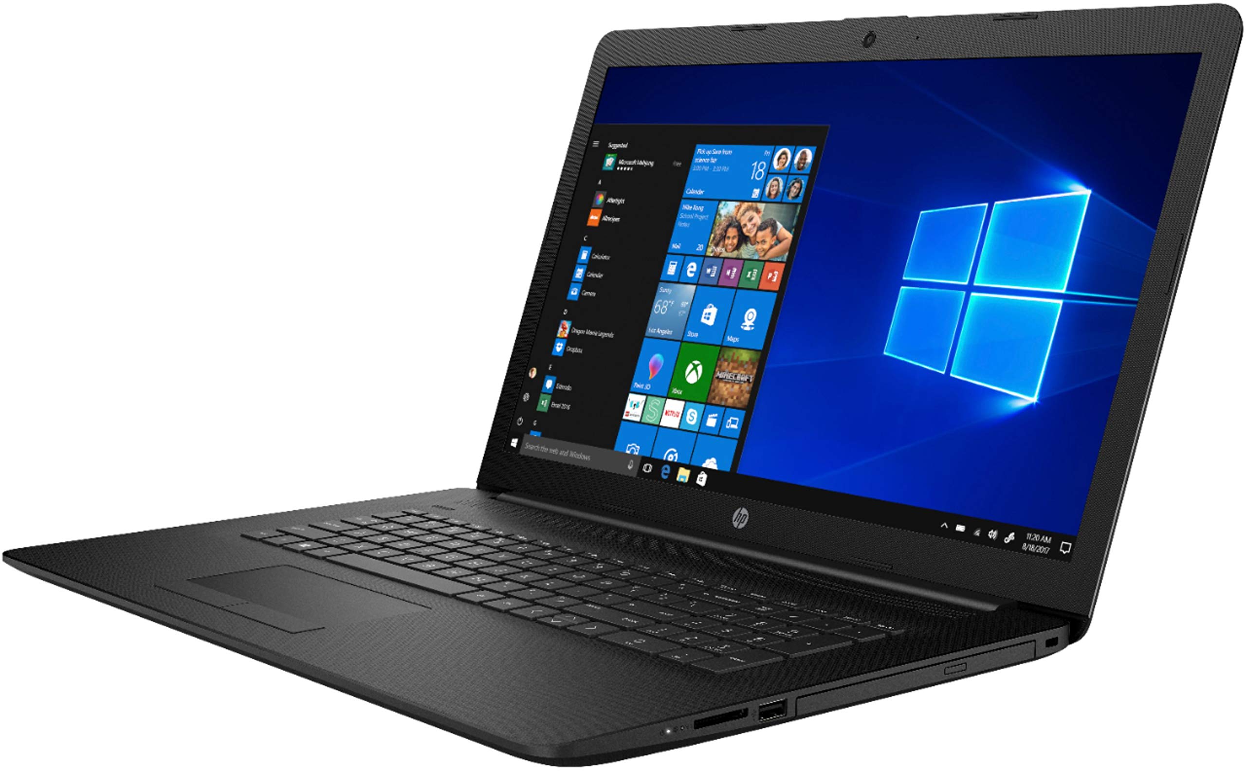 HP 17z-ca200 Home and Business Laptop( AMD Athlon™ Gold 3150U (2.4 GHz, up to 3.3 GHz, 2 cores) + AMD Radeon™ Graphics,8 GB Memory, 2 TB HDD Storage 17.3" Diagonal HD+ Display