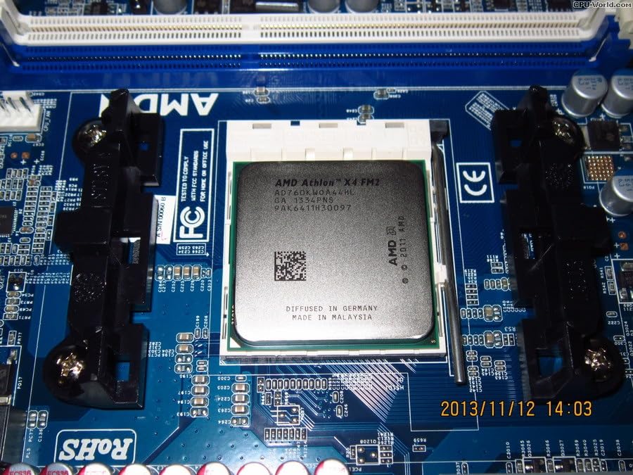 LANCHY AMD Athlon X4 760K CPU Used 4-Core 4-Thread Desktop Processor 3.8 GHz 4M 100W Socket FM2