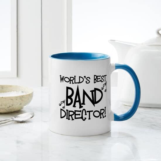 CafePress Worlds Best Band Director Mug Ceramic Coffee Mug, Tea Cup 11 oz