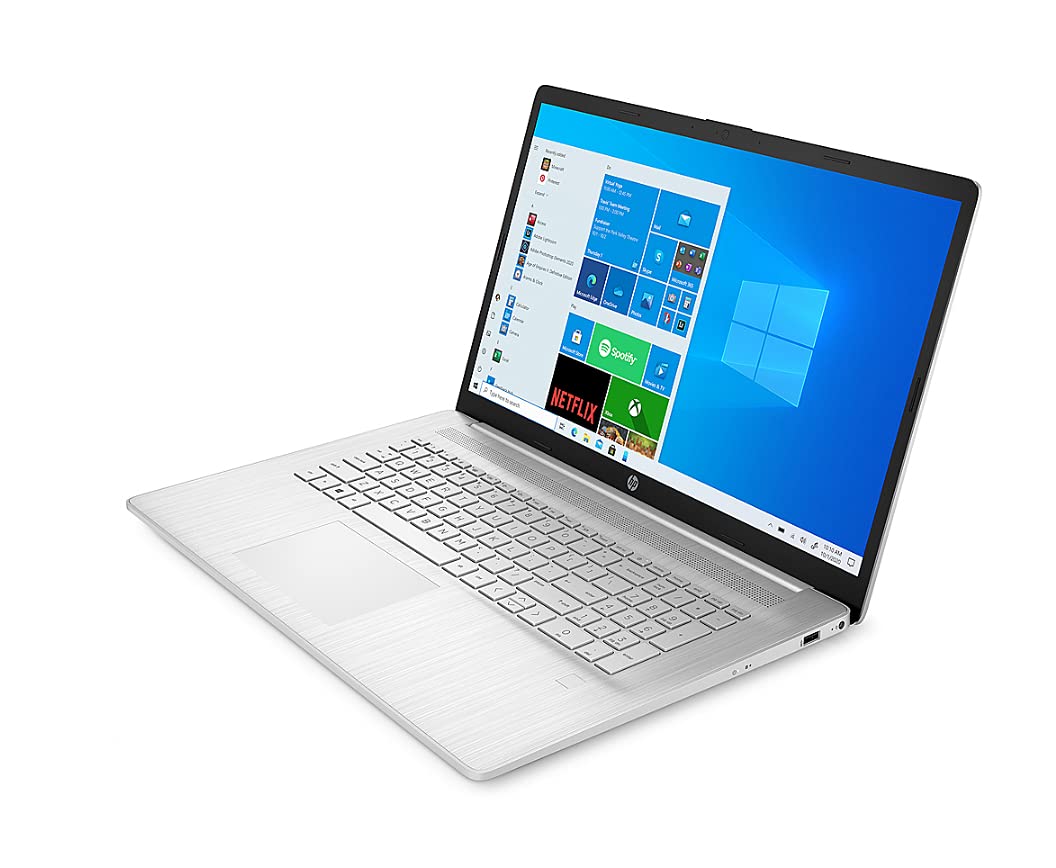 HP Laptop, 17.3" HD Touchscreen, AMD Athlon Gold 3150U Processor up to 3.3 GHz, 12GB DDR4 Memory, 512GB SSD, Webcam, Wireless-AC, Bluetooth, Type-C, HDMI, Windows 10, Silver