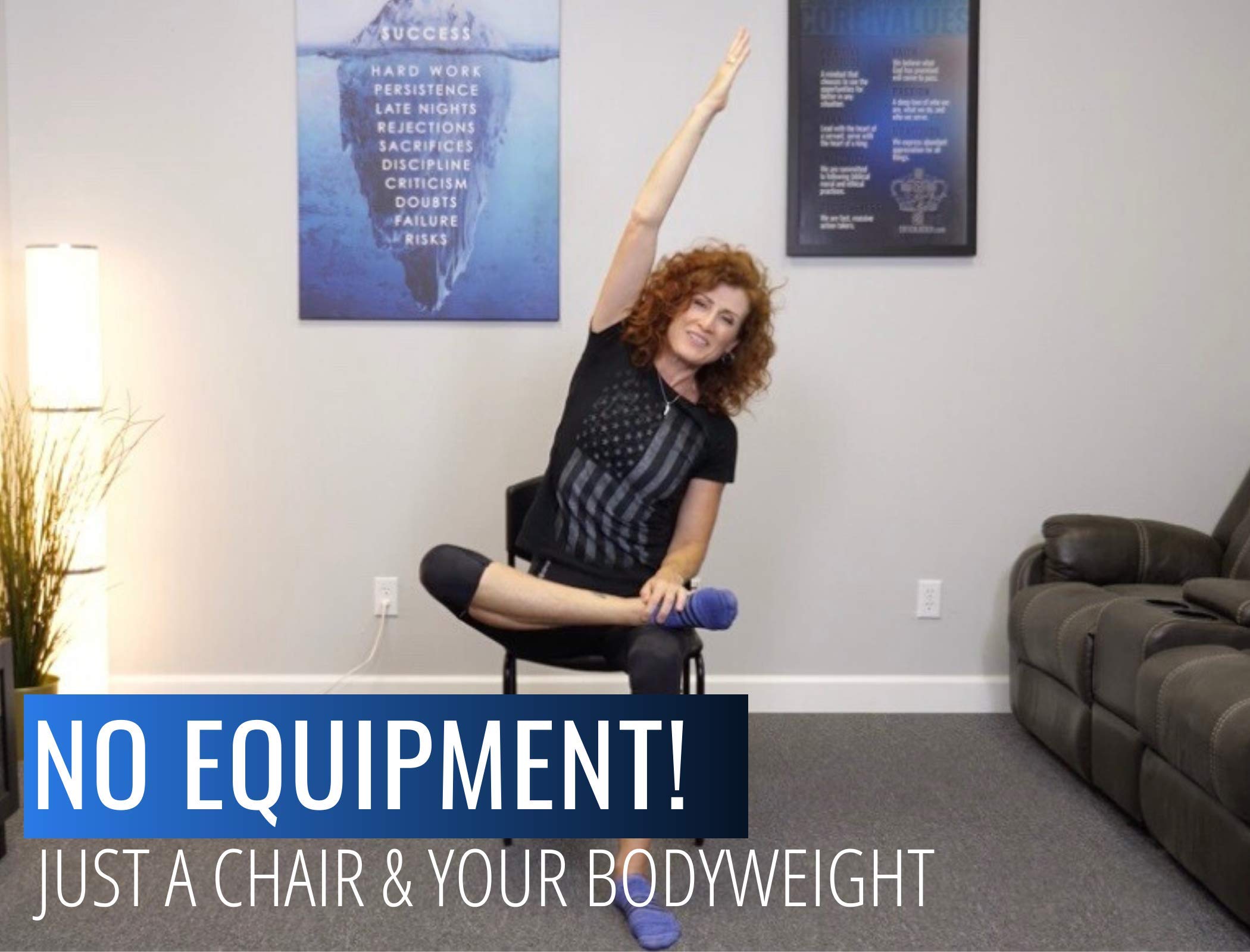 CRITICAL BENCH Low Impact Chair Workout Series DVD - Low Impact Follow Along Exercises for Mobility, Balance, Core Strength & Total Body Strength