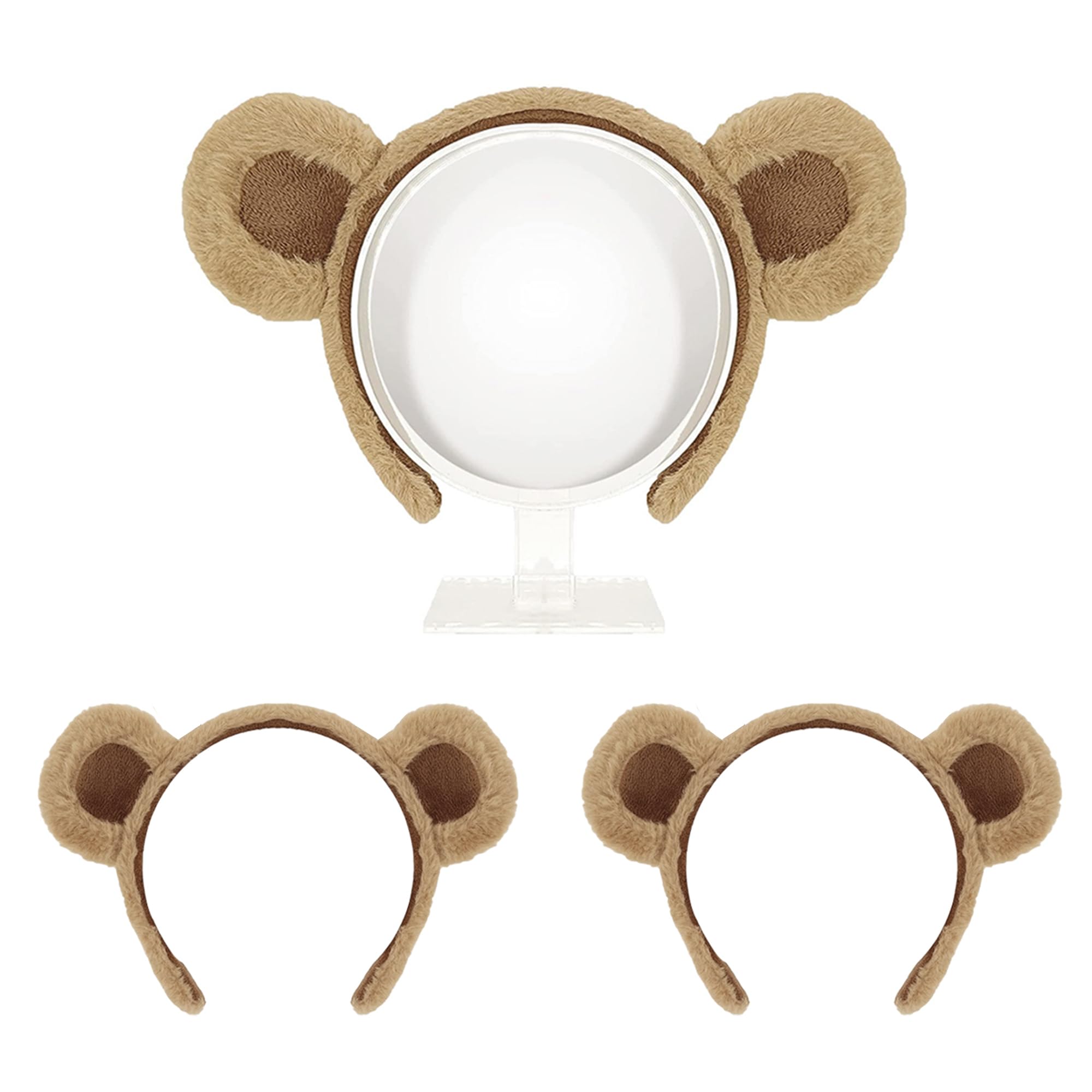 Beviliu Bears ear headband 3 Pack
