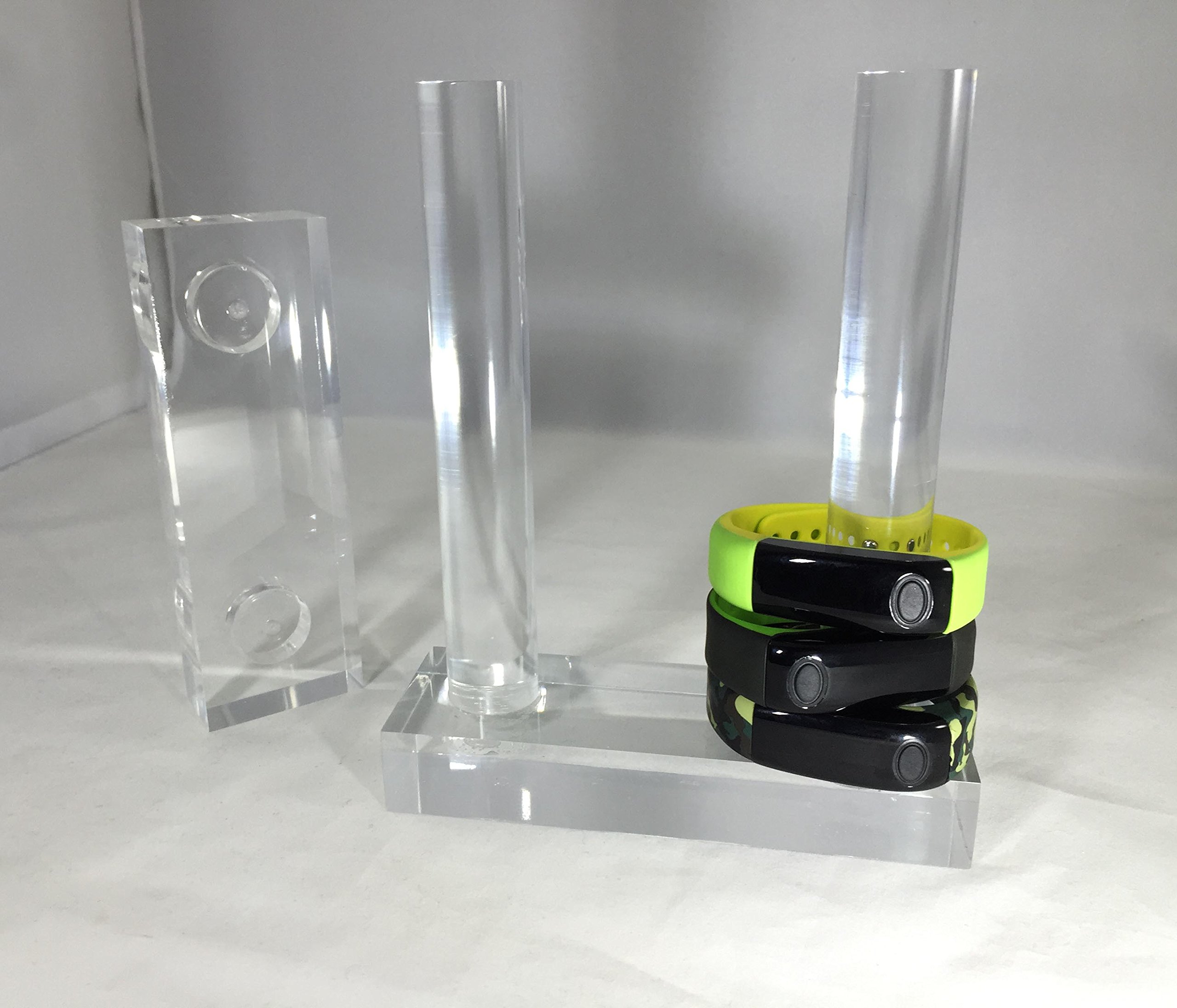 FixtureDisplays® Clear Acrylic Plexiglass Bracelet, Watch Jewelry Stand Display 11620-14 11620-14-1D