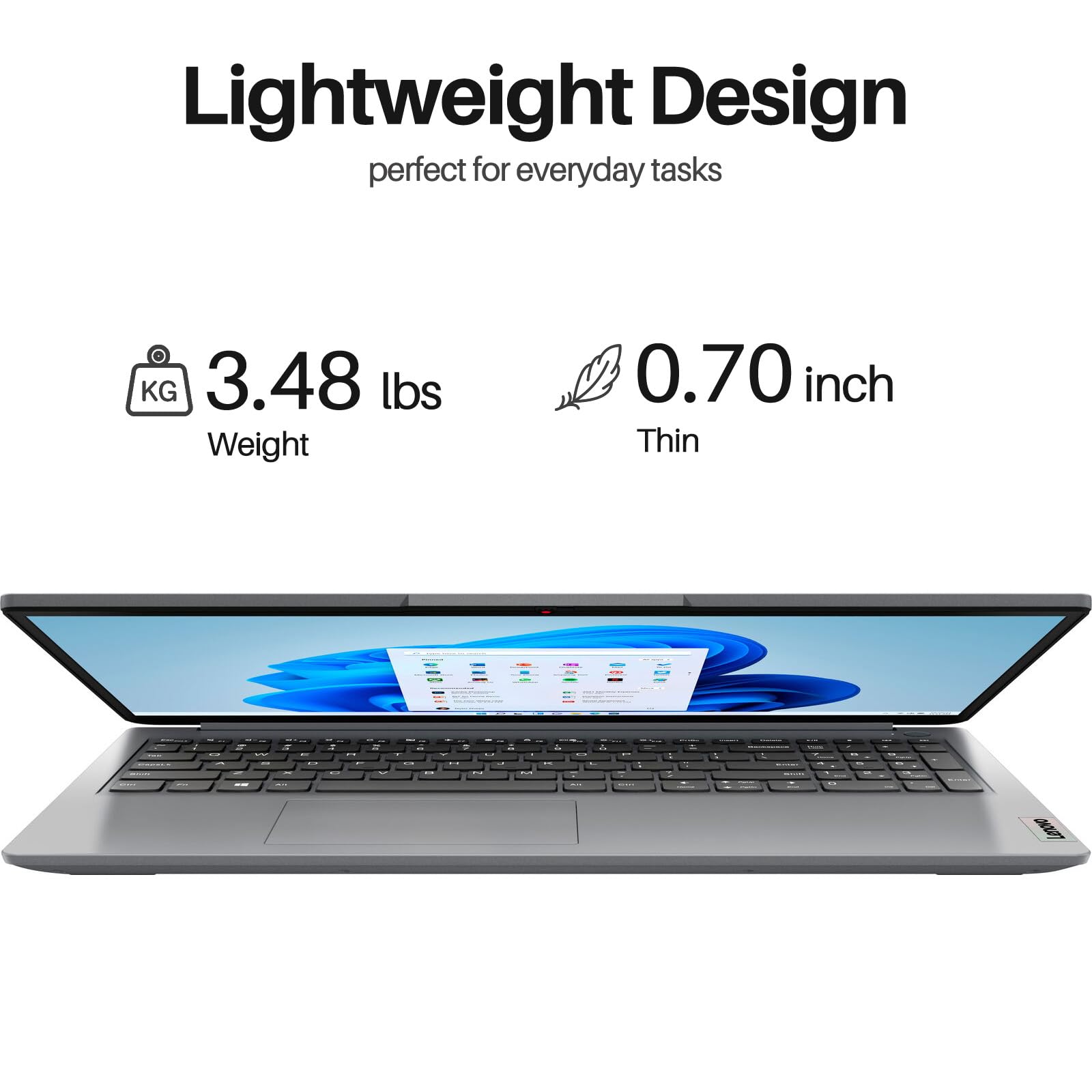 Lenovo 2023 Newest 15.6" Ideapad 1 Laptop, AMD Athlon Dual-Core Processor, 4GB RAM, 128GB PCIe SSD, HD Anti-Glare Display, Bluetooth,WiFi,HDMI,Webcam, Windows 11 Home in S Mode, Bundle with JAWFOAL