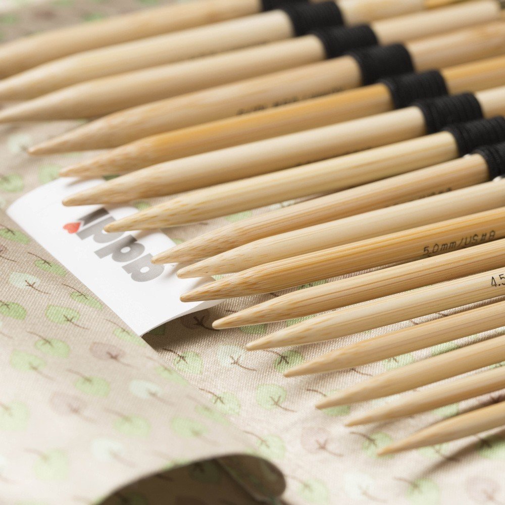 addi Click Nature Bamboo Interchangeable Knitting Needle Set