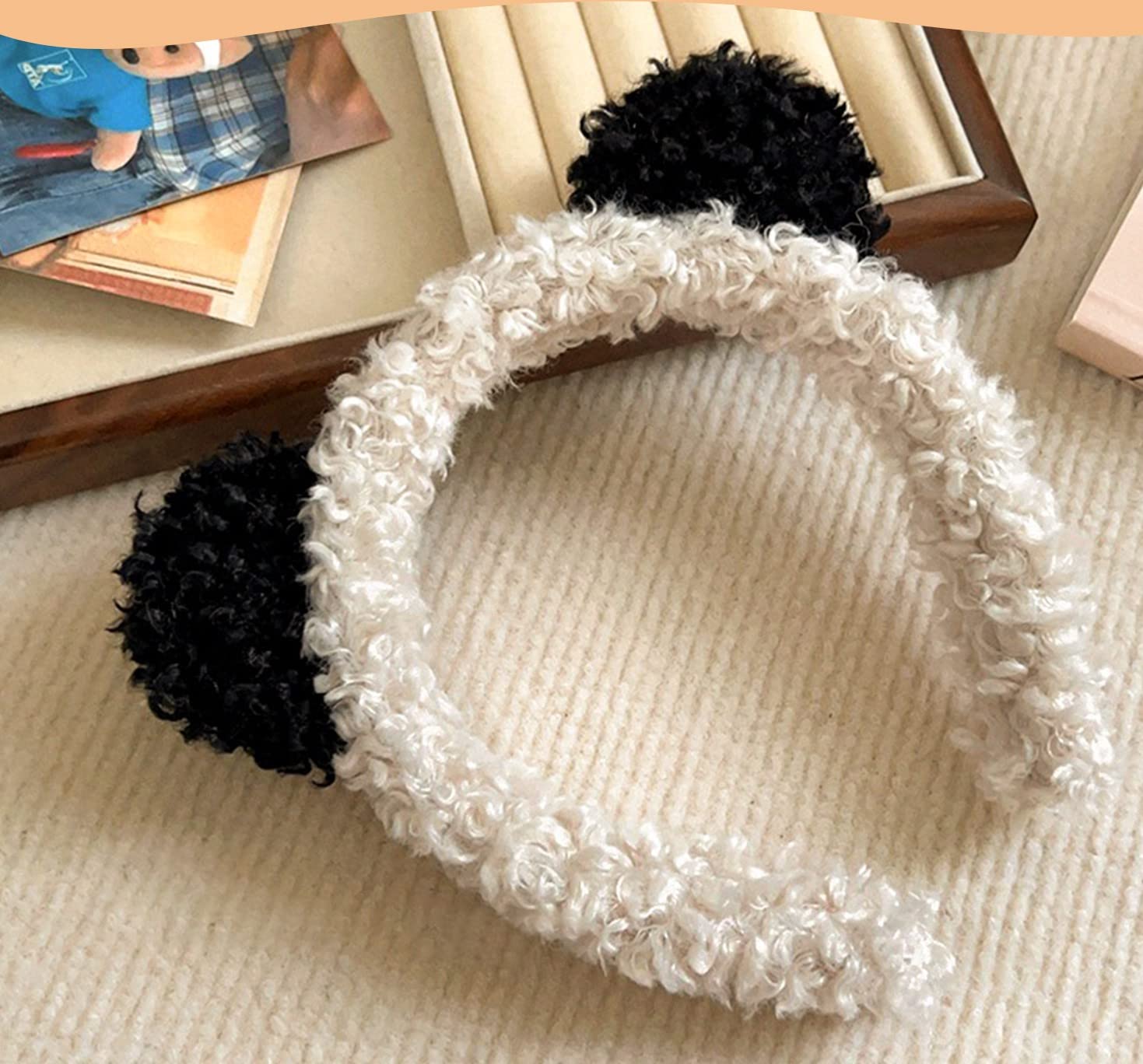 XieNie Headband for Women Girls, Cute Ears Headbands and Costume Headwear, Wide Hair Band for Spa Face Wash Makeup, (1Pack)
