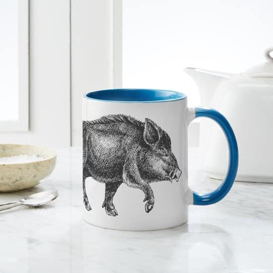 CafePress Wild Boar Mug Ceramic Coffee Mug, Tea Cup 11 oz