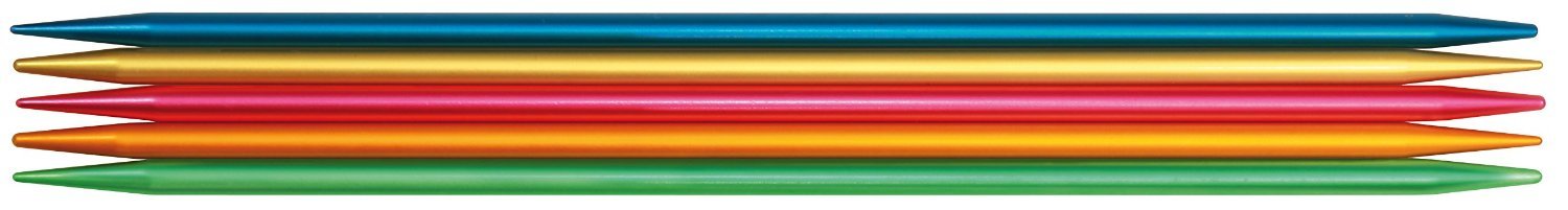 Addi FlipStix Double Pointed Knitting Needles 6-inch (15cm) - Set of 5; US Size 4 (3.5mm)