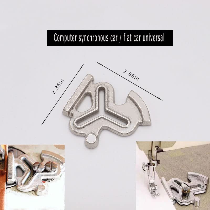 Industrial Sewing Machine Gauge Locator Computer Flat Car Synchronous Car Universal Multi-Function Sewing Machine Three Corner Guide Gauge Accessories with Screws