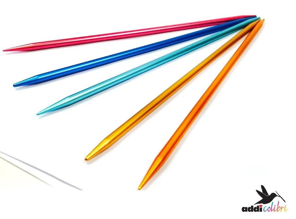 addi FlipStix Double Pointed Knitting Needles 20cm (8") - Set of 5 (204-7) (5mm)