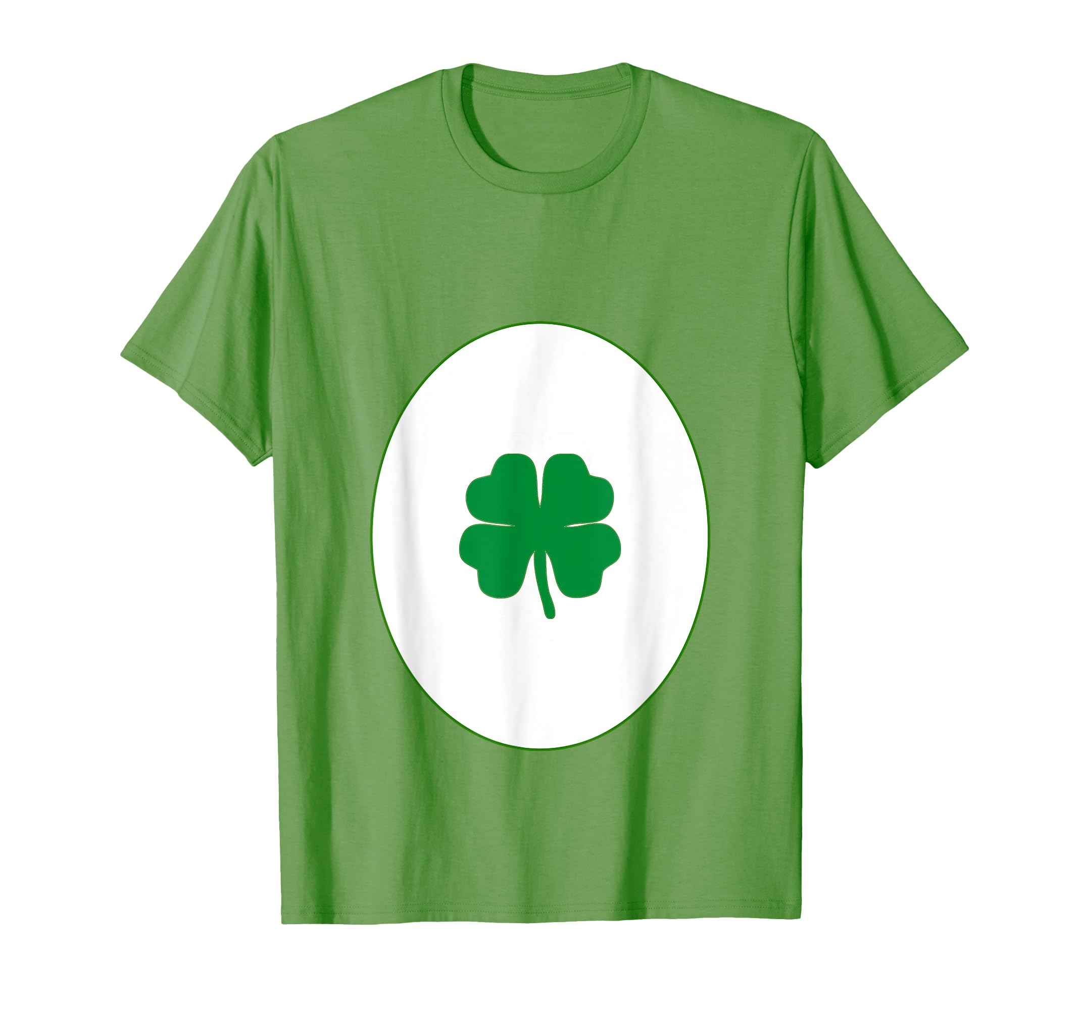 Cute Good Luck Clover Belly Halloween Bear Belly Costume T-Shirt