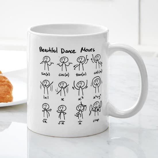 CafePress Beautiful (Math) Dance Moves Mug Ceramic Coffee Mug, Tea Cup 11 oz
