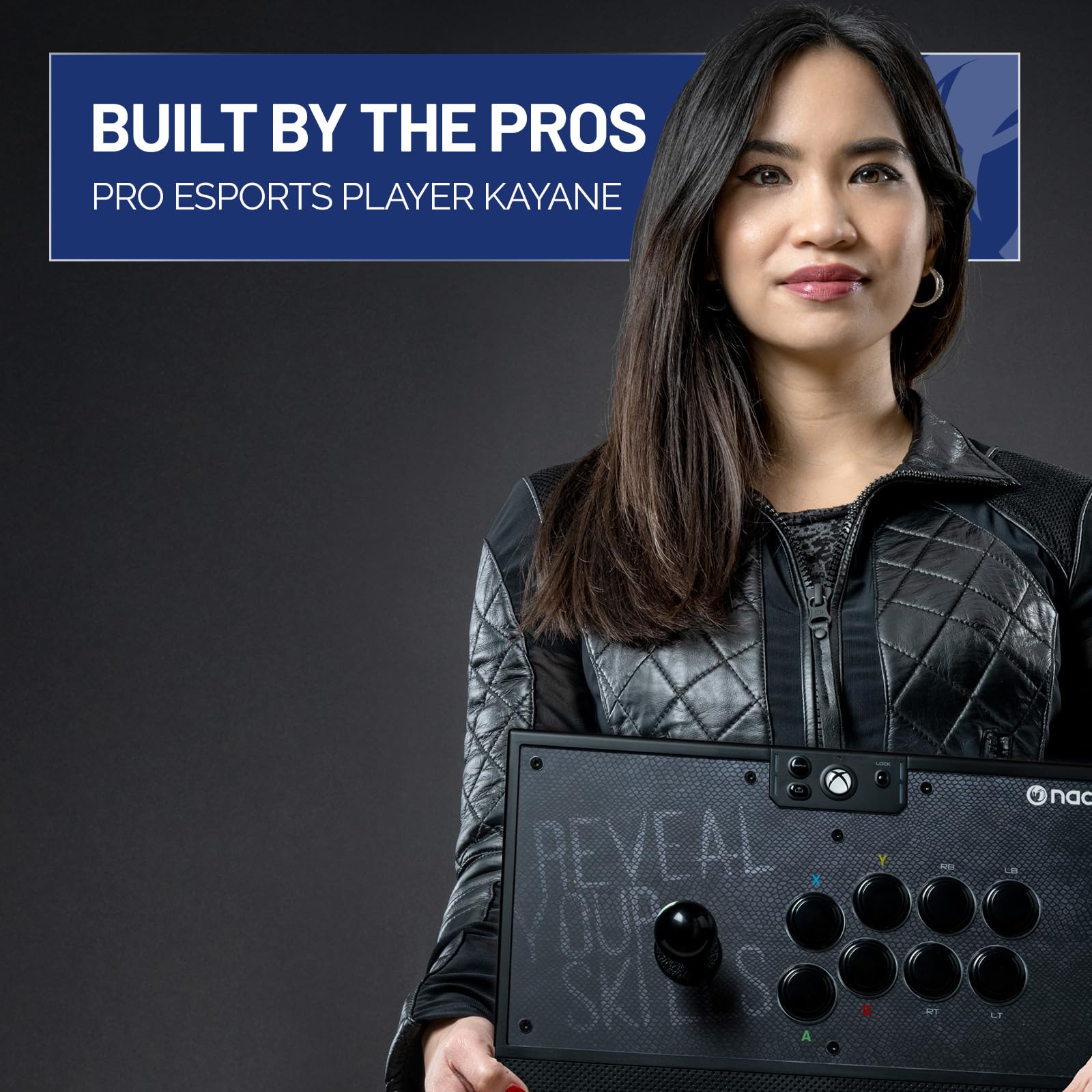 NACON Daija Arcade Fight Stick Officially Licensed for Xbox Series X | S, Xbox One, Windows 10 | 11 PCs