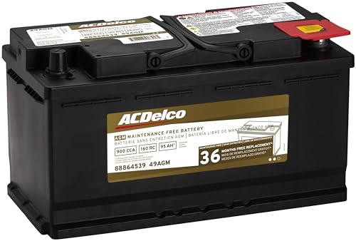 ACDelco Gold 49AGM 36 Month Warranty AGM BCI Group 49 Battery