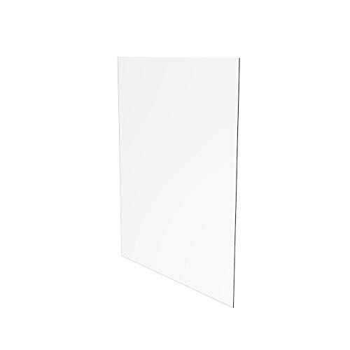 FixtureDisplays® 22x28" Clear Transparent Acyrlic Plexiglass Lucite 1/8" (3mm) Thickness Sneeze Shield DIY Panel 10076-22 * 28"-NF