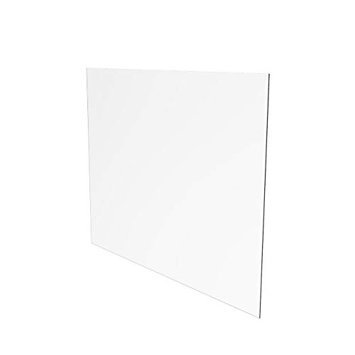 FixtureDisplays® 22x28" Clear Transparent Acyrlic Plexiglass Lucite 1/8" (3mm) Thickness Sneeze Shield DIY Panel 10076-22 * 28"-NF