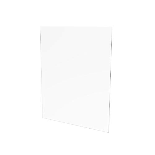 FixtureDisplays® 22x28" Clear Transparent Acyrlic Plexiglass Lucite 1/8" (3mm) Thickness Sneeze Shield DIY Panel 10076-22 * 28"-NF