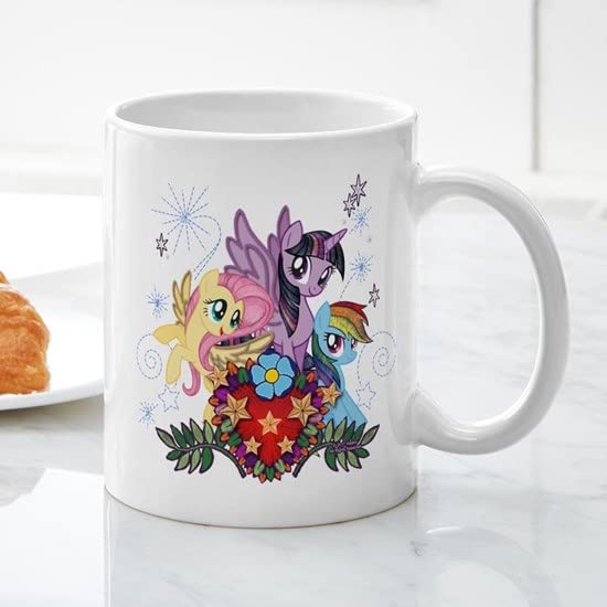 CafePress MLP Heart And Sparkles Mugs Ceramic Coffee Mug, Tea Cup 11 oz