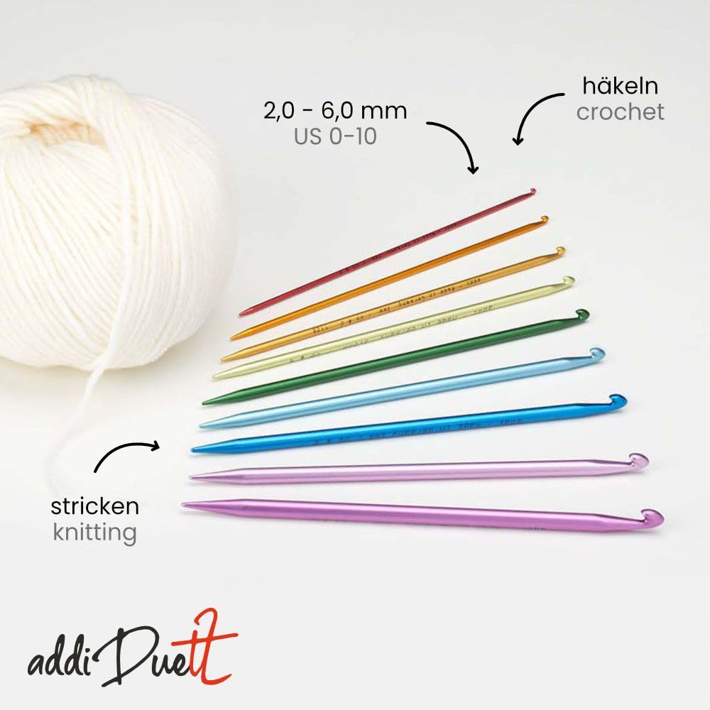 AddiDuett Crochet Hook, 3.5mm Lime
