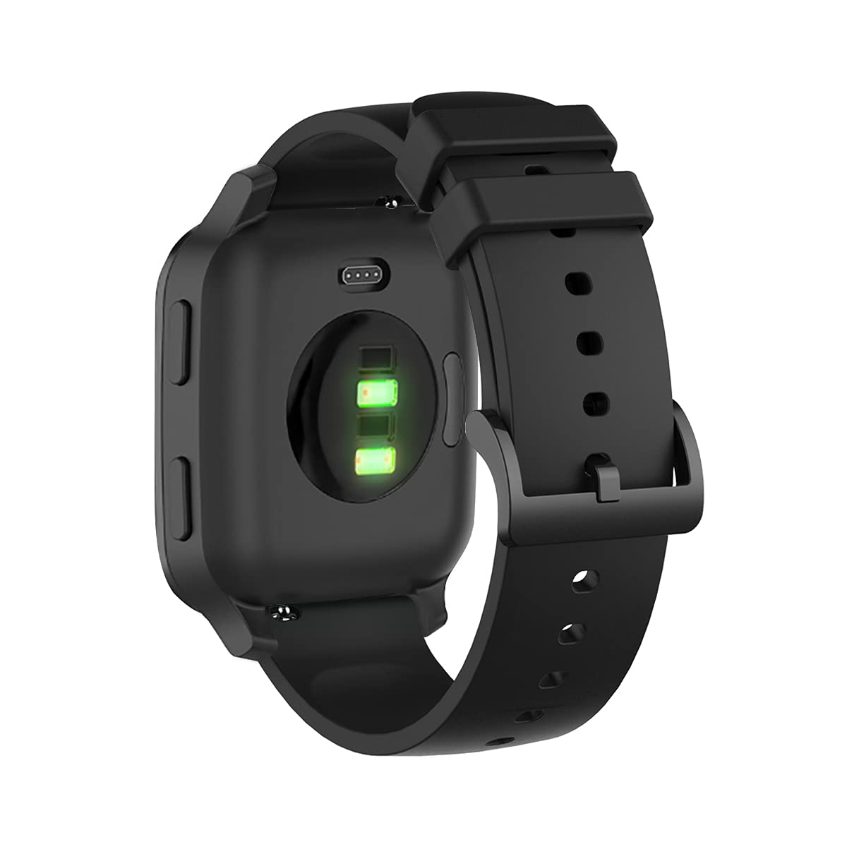 TenCloud Watch Band Compatible with Nerunsa Smart Watch P66D Band Silicone Straps Sport Wristbands Accessories (Black)