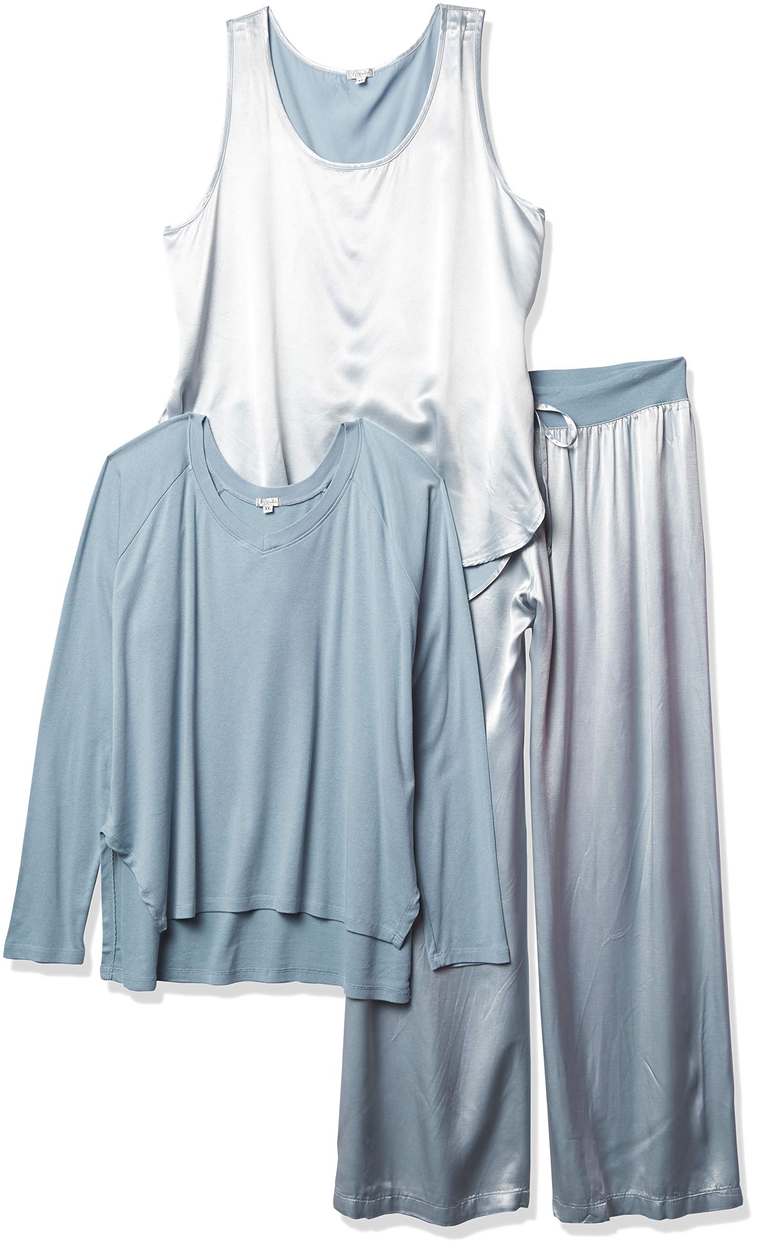 PJ Harlow Women's Frankie/Jackie/Jolie (3-Piece Set), Morning Blue, Small