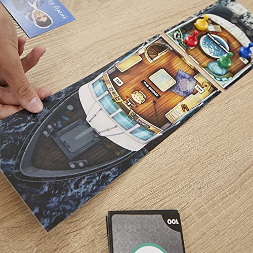 Clue Board Game Sabotage on The High Seas, Escape Room Game, Murder Mystery Games, Cooperative Family Board Game, 1-6 Players, 10+ (Amazon Exclusive)