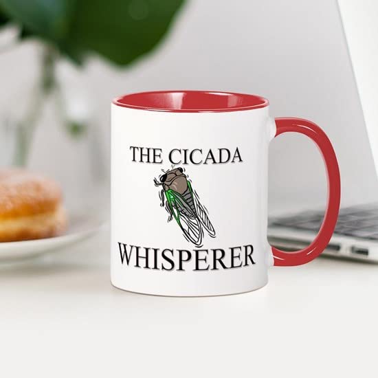 CafePress The Cicada Whisperer Mug Ceramic Coffee Mug, Tea Cup 11 oz