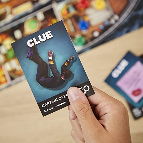 Clue Board Game Sabotage on The High Seas, Escape Room Game, Murder Mystery Games, Cooperative Family Board Game, 1-6 Players, 10+ (Amazon Exclusive)