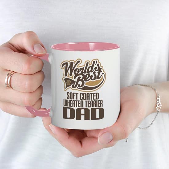 CafePress Soft Coated Wheaten Terrier Dad Mug Ceramic Coffee Mug, Tea Cup 11 oz